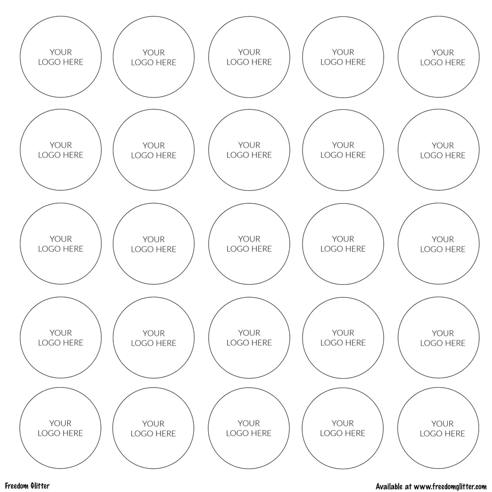 Logo Sticker Sheets – Freedom Glitter