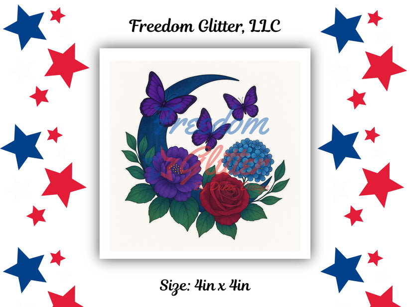 Sorry Santa I’ve Been Feral UVDTF | Funny Raccoon Decal – Freedom Glitter