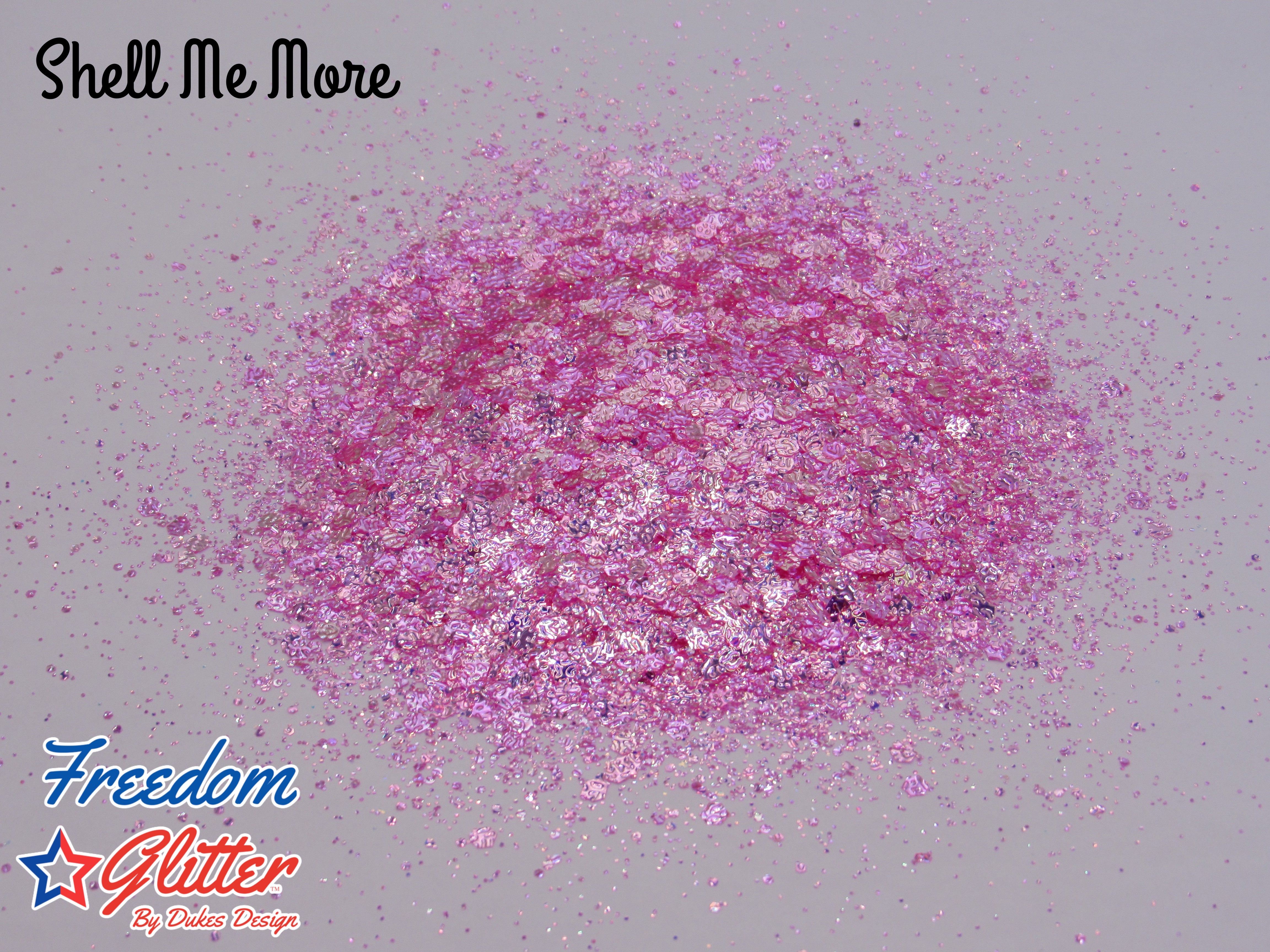 Shell Me More | Pink Scale Glitter | Freedom Glitter