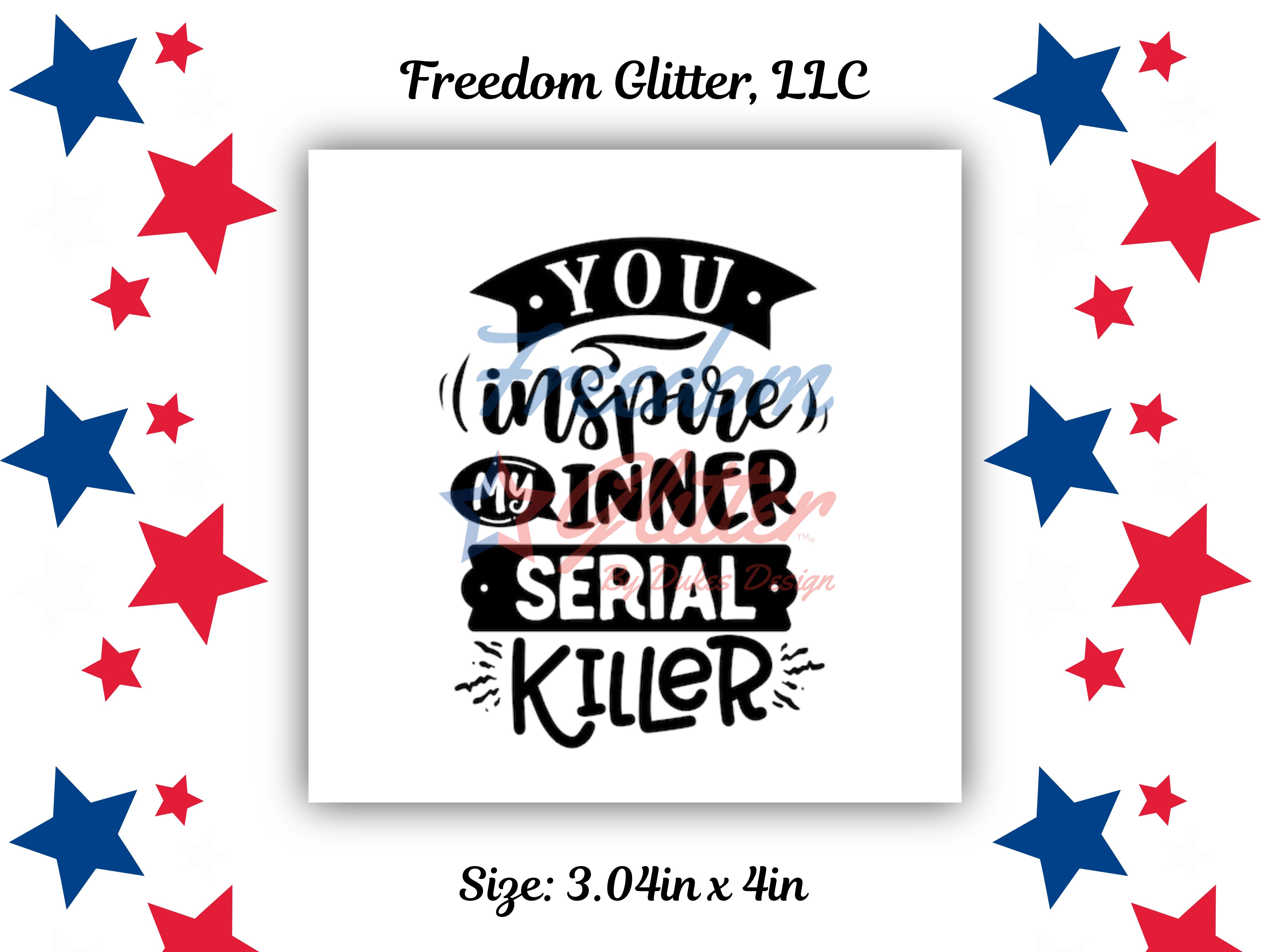 Sorry Santa I’ve Been Feral UVDTF | Funny Raccoon Decal – Freedom Glitter